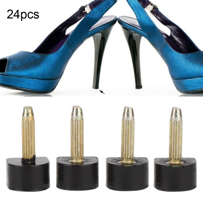 BEA 24pcs Embouts de Talons Hauts Antidérapants pour la Réparation de ...