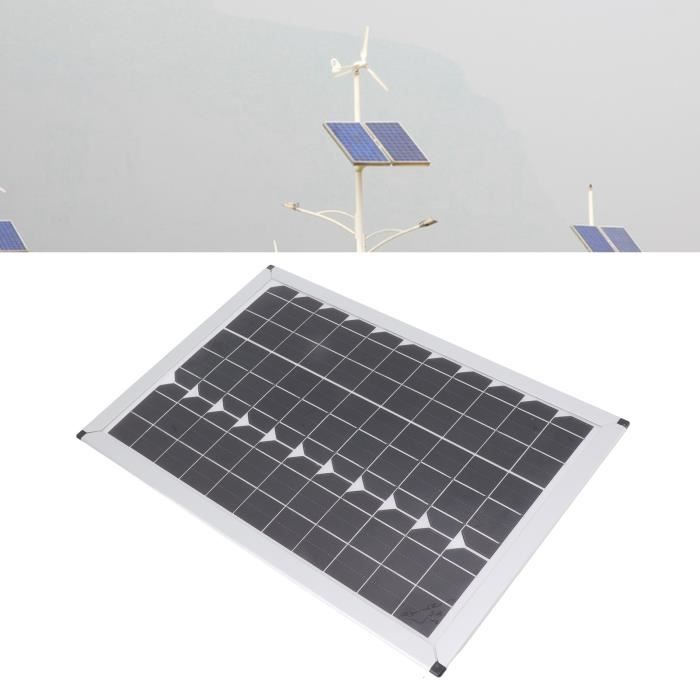 LEC cellule solaire Kit de panneau solaire 100W Module solaire monocristallin avec contrôleur ...