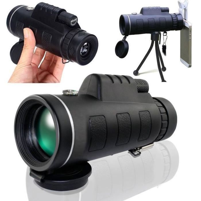 Panda 40x60 Compas Monoculaire Télescope Hd Spotting Scope Dual Focus ...