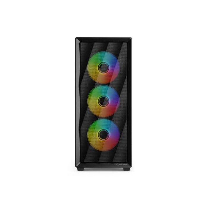 Sharkoon VK4 ARGB Case PC ATX Nero con 4 Ventole ARGB PWM 120mm ...