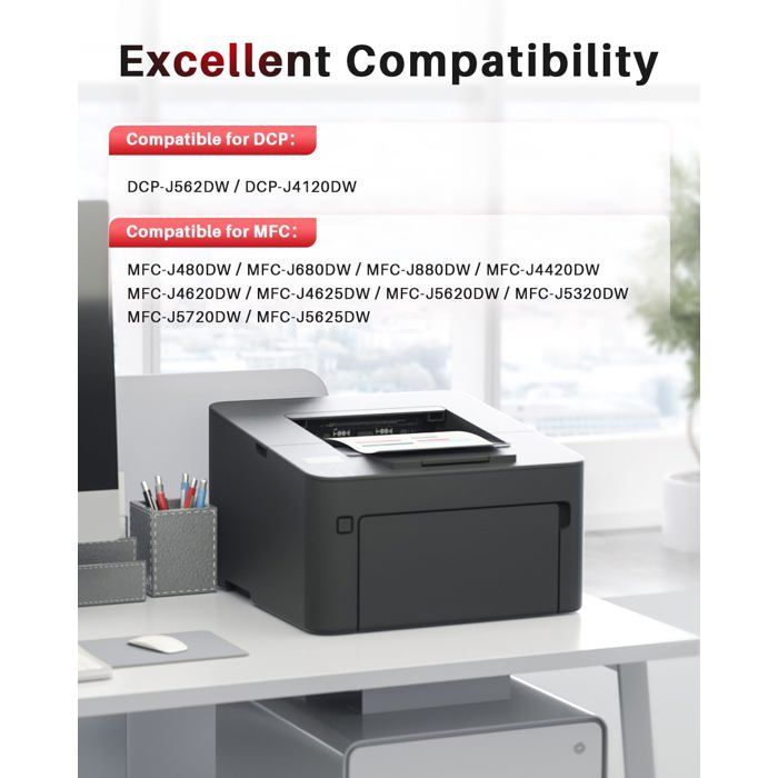 Lc223 Cartouche D'Encre Pour Brother Lc 223 223Xl Pour Brother Mfc ...