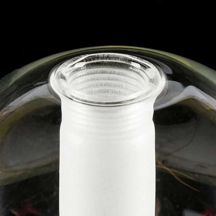 Boule en verre avec filetage transparent mat Abat-jour en verre de ...