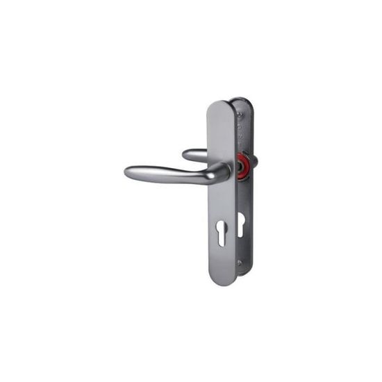 Hoppe et Cie - Ensemble sur plaque Verona aspect inox - Cdiscount Bricolage