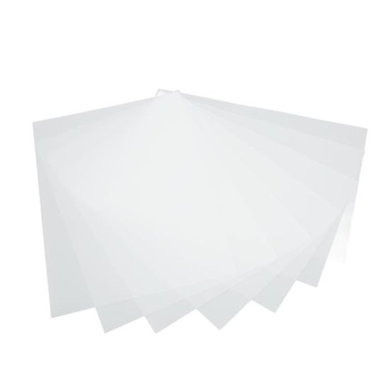 Film de reliure A4 50 Feuilles Couverture de Reliure Transparente PVC ...