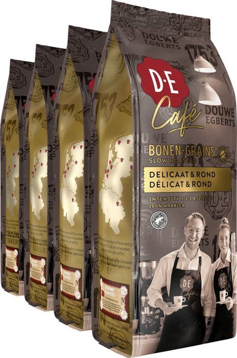 Café en grains Douwe Egberts D.E Café Délicat Rond - Intensité 5/9 - 4 x 500 grammes - Cdiscount ...