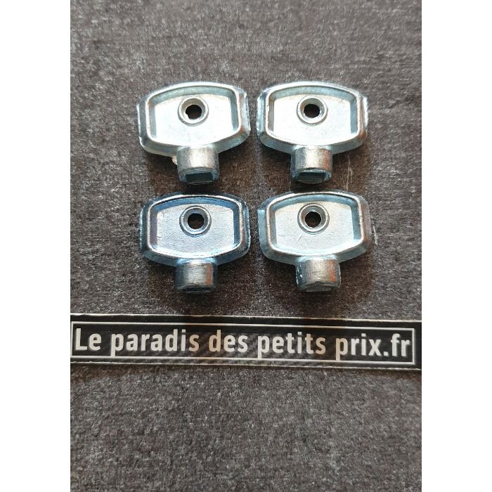 Clés 4 pans pour purge de radiateur ,4 clés 4 pans 5 mm , - Cdiscount ...