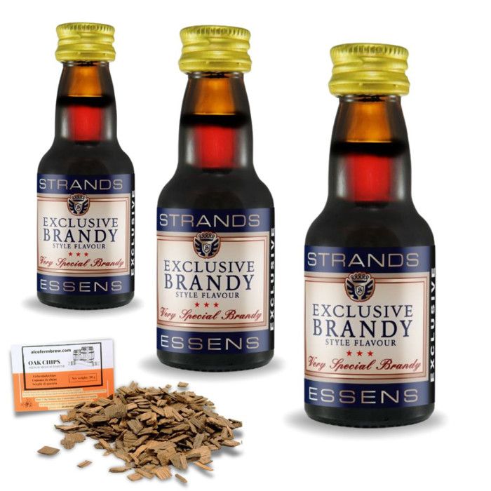 3 x Essence Exclusive Brandy Style 25ml – Arôme Sans Alcool Pour 2,25L ...