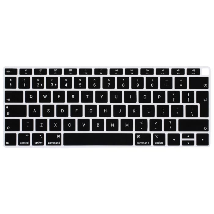 Noir UE - A1425 A1502 - Couverture de clavier anglais EU, Macbook Air ...