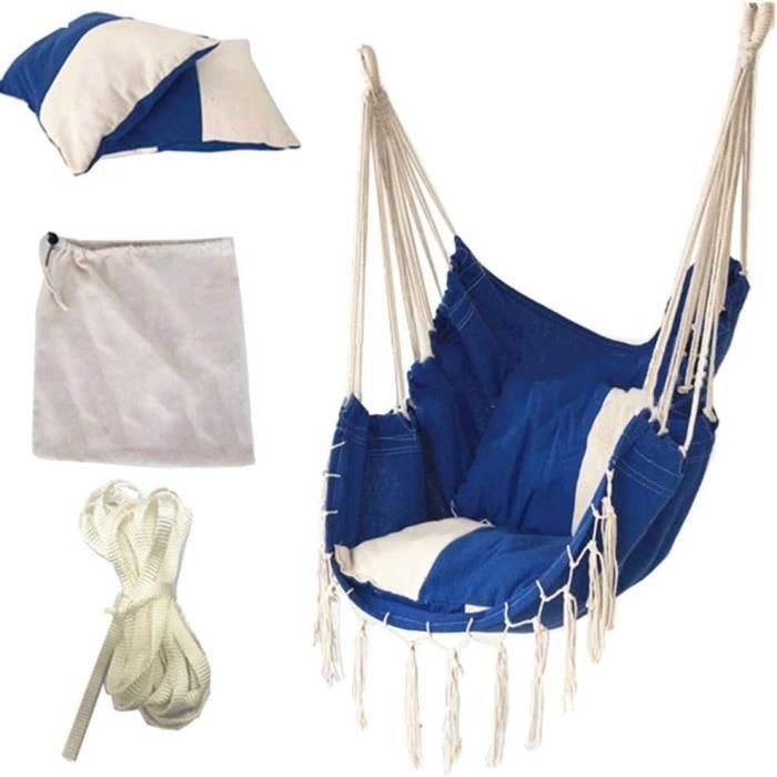 Siège Suspendu En Toile De Coton Fauteuil Suspendu Chaise Hamac,Style ...