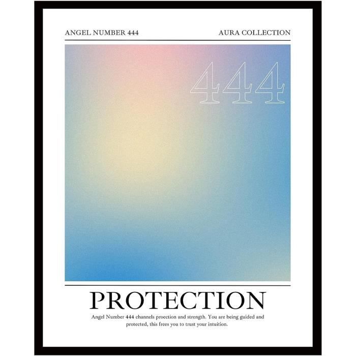 Poster Aura Pour Chambre - Poster Esthétique - Numéro D'Ange - Poster ...