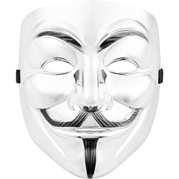 Adultes Guy Fawkes Masque Pirate Anonymous Déguisement Halloween[Y1159 ...