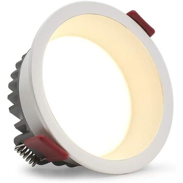 Spot LED Encastrable, Extra Plat, Encastré Lampe Plafonnier Plat Rond Rond Ultraslim Éclairage ...
