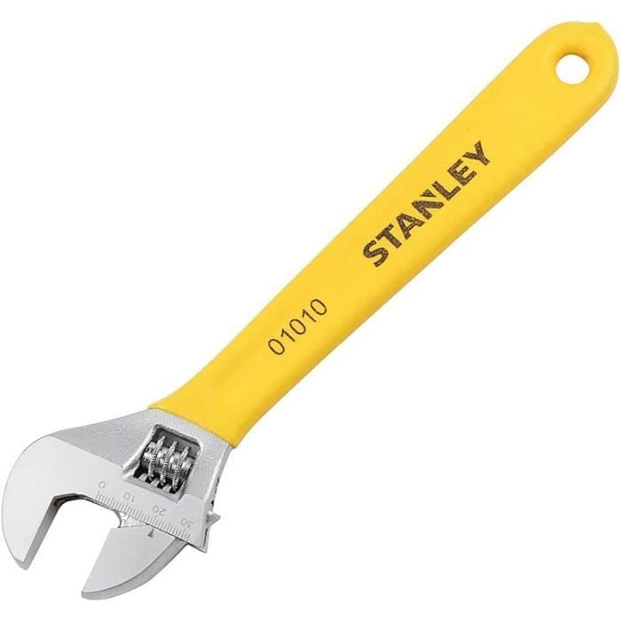 Clé de plomberie à Tige Courte Stanley Clé à molette de 8 Pouces Clé ...