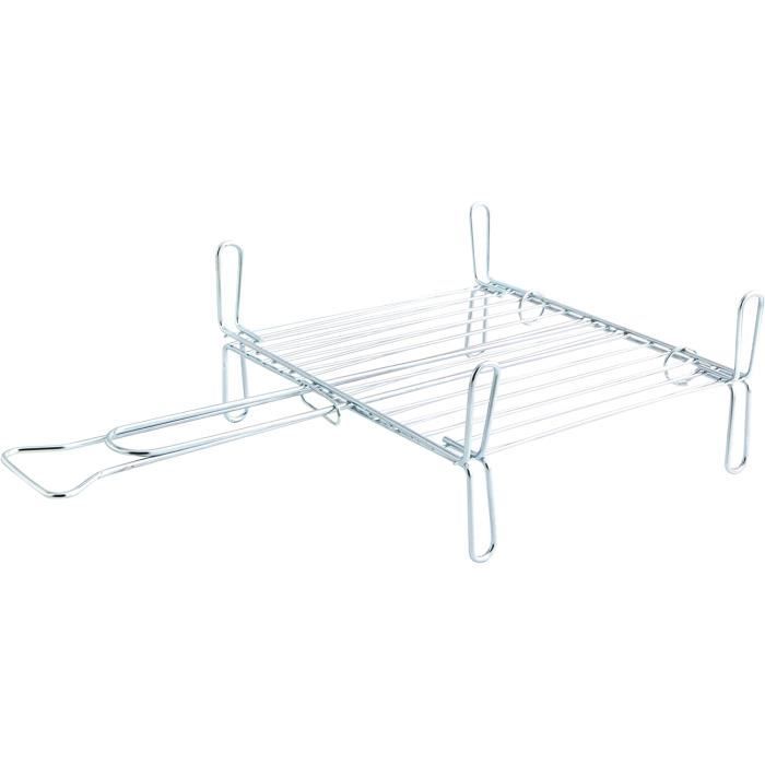 GRILLE DOUBLE ZINC GRIS 30 X 35 CM[u217] - Cdiscount Jardin