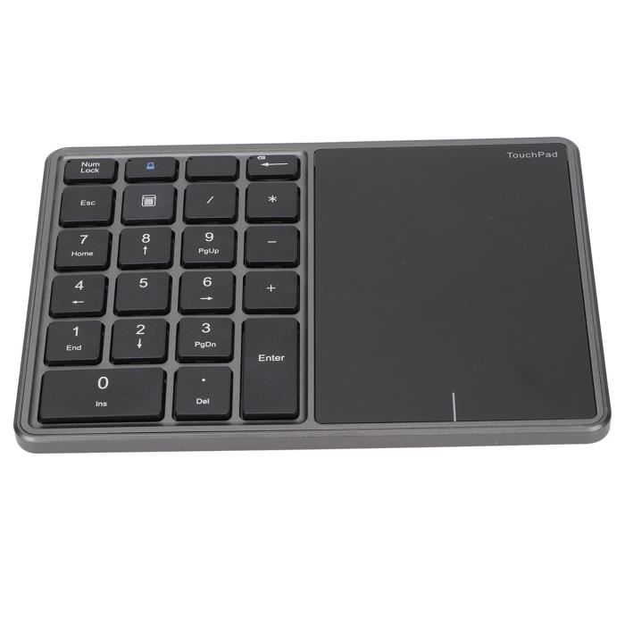 Pavé numérique Clavier numérique sans fil Touchpad Design 22 touches 2.4G Dual Mode Connection ...