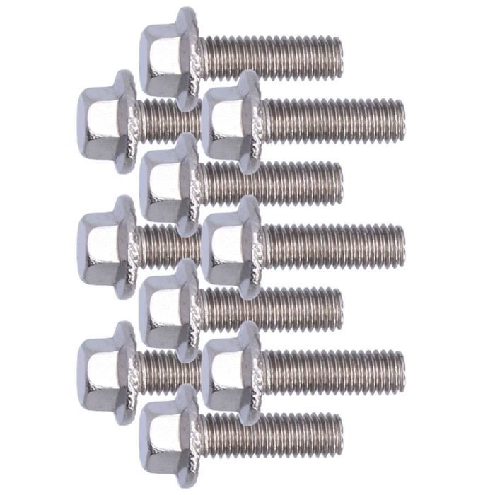 EJ.life accessoire pour vis hexagonales 10 pièces boulons à tête ...