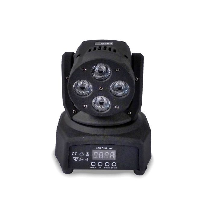 Mini LYRE IBIZA-LIGHT LMH350 RGBW-MINI A 4 LED RGBW DMX avec EFFET WASH ...