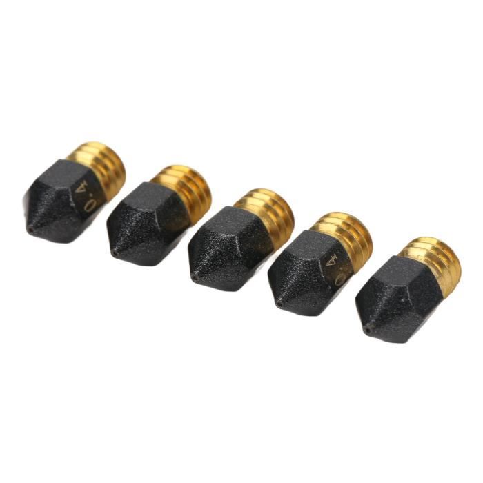 Buse Hotend - MXZZAND - 0.4mm - Laiton avec revêtement PTFE ...