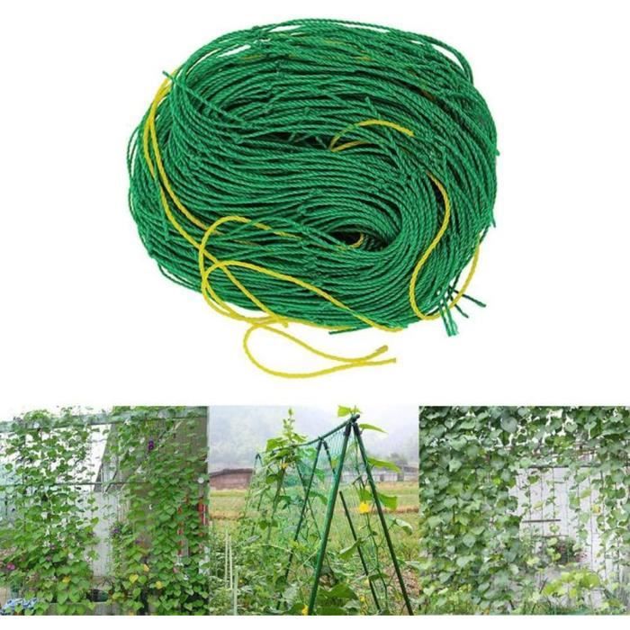 Ikasus Filets pour Jardin Filet à Plantes grimpantes Filet tuteur Vert ...