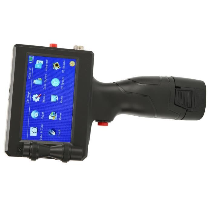 Tbest imprimante portable Imprimante à Jet D'encre Portable, Machine de ...