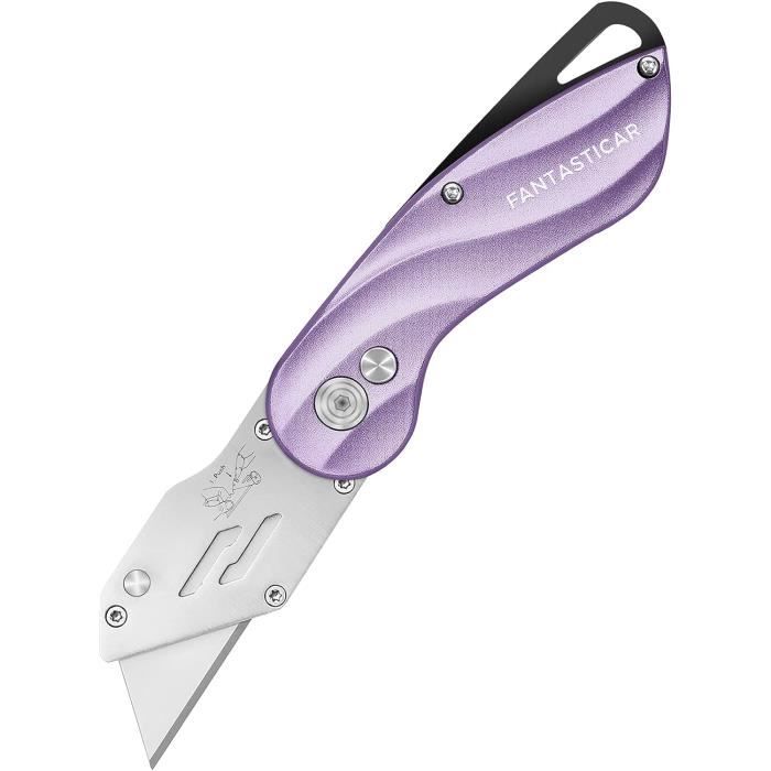 Cutter Pliant Professionnel, Couteau Utilitaire 5 Lames Sk5 ...