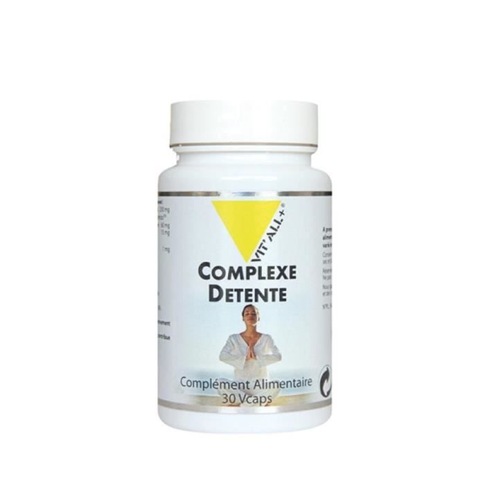 Vit'all+ Complexe Détente Bio 30 gélules végétales - Cdiscount Au quotidien