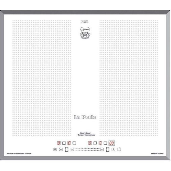 Plaque Induction - Kaiser - KCT 67 FIW - 60 cm - 4 zones de cuisson - Verre blanc - Cdiscount ...