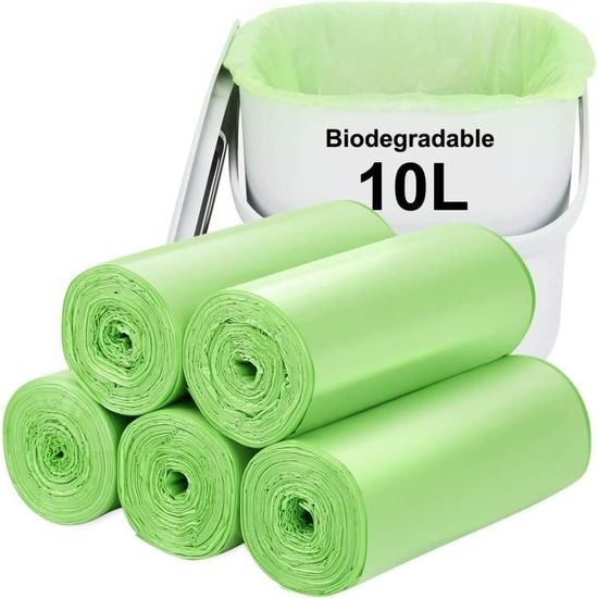 Sacs Poubelle - Sac Biodégradable 10 L. - Cdiscount Au quotidien