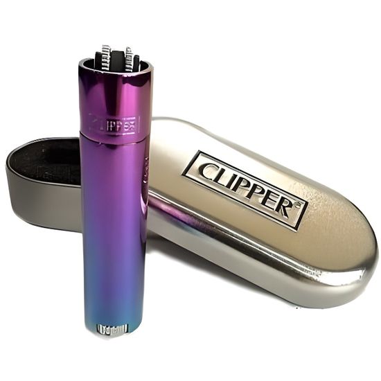 Briquet Clipper Métal avec Etui - Rainbow - Cdiscount Au quotidien