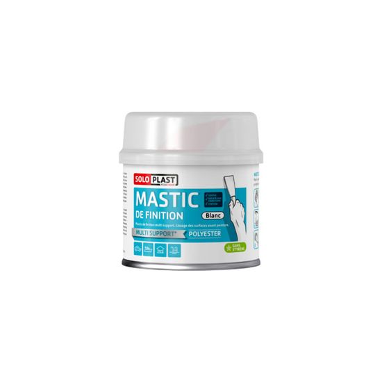 Mastic de finition blanc SOLOPLAST 179g avec durcisseur - Cdiscount Sport