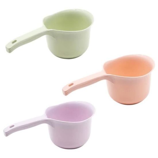 3pcs cuisine longue poignée louche d'eau en salle de bain écope pelle ...