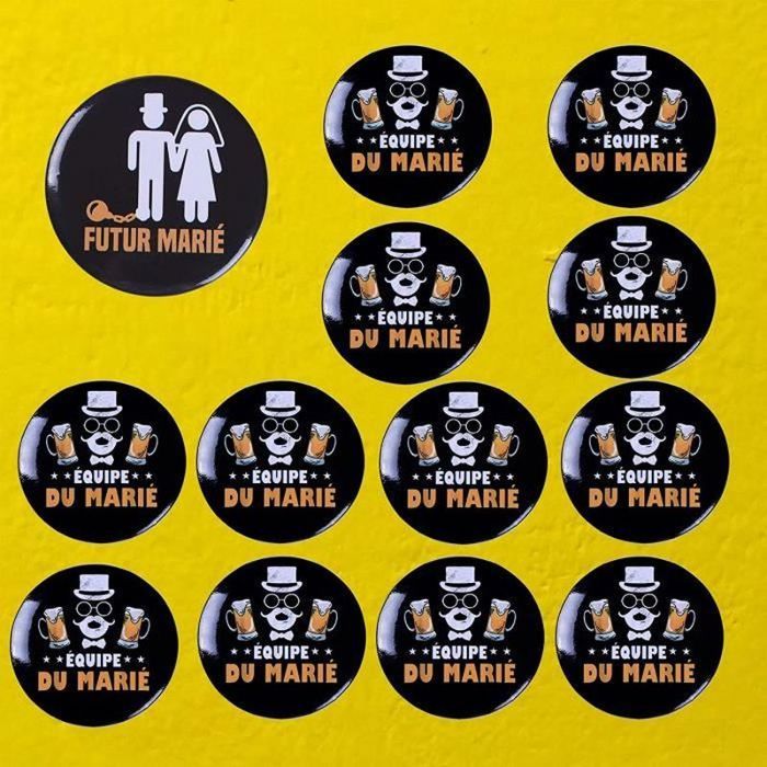 DRAPEAU - BANDEROLE - ECHARPE Écharpe Futur Marié et Badges Futur Marié ...