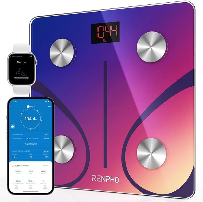 Balance Pese Personne,Balance Connectée Bluetooth Pèse Personne ...