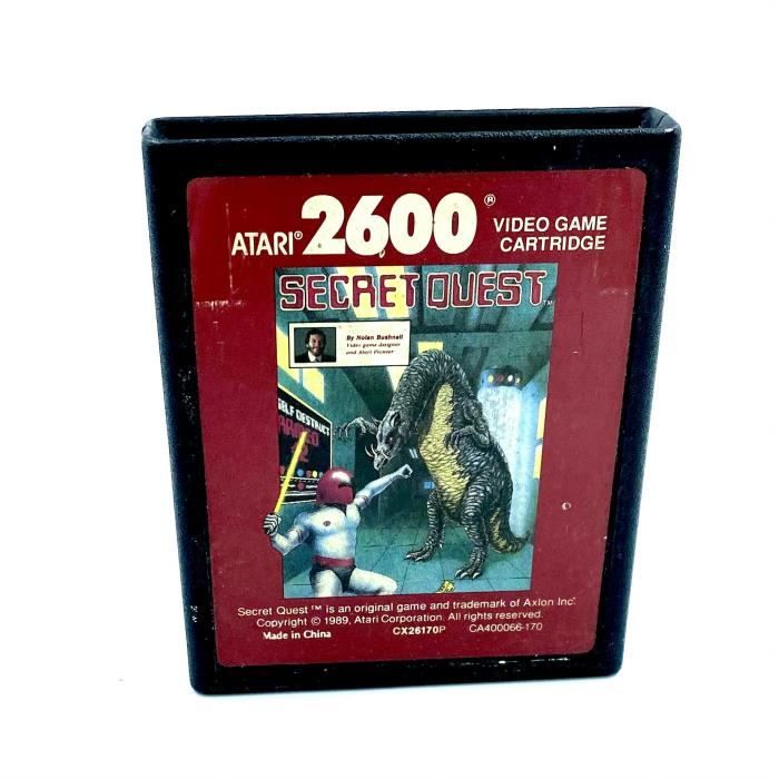 Jeu Atari 2600 Game Program Secret Quest Cartouche seule PAL ...