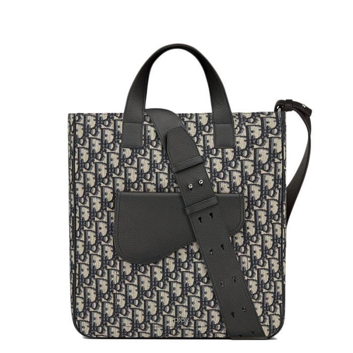 DIOR Dior CABAS SADDLE série homme beige noir Toile jacquard presbyte ...