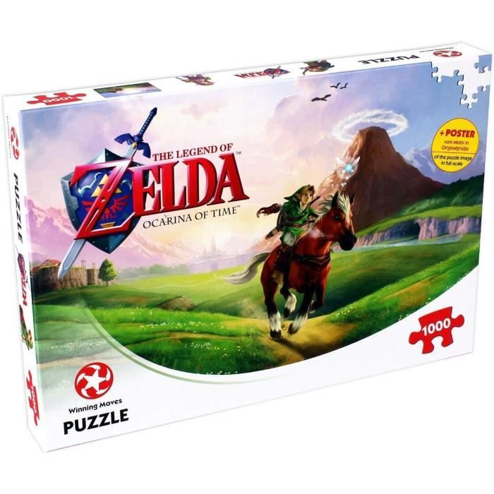 Puzzle - Zelda Ocarina Of Time - Zelda Merchandise - 1000 pièces - 14 ...