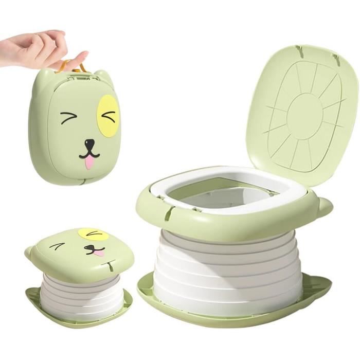 Pot Pliable Enfant Voyage, Pot Bebe Toilette Voyage, Pot de Voyage ...
