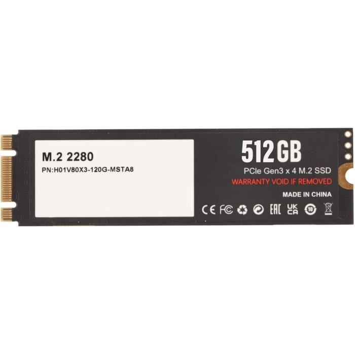 SSD PCIe NVMe Gen 3 Gaming M.2 Disque SSD Interne Carte Mémoire 3D TLC ...