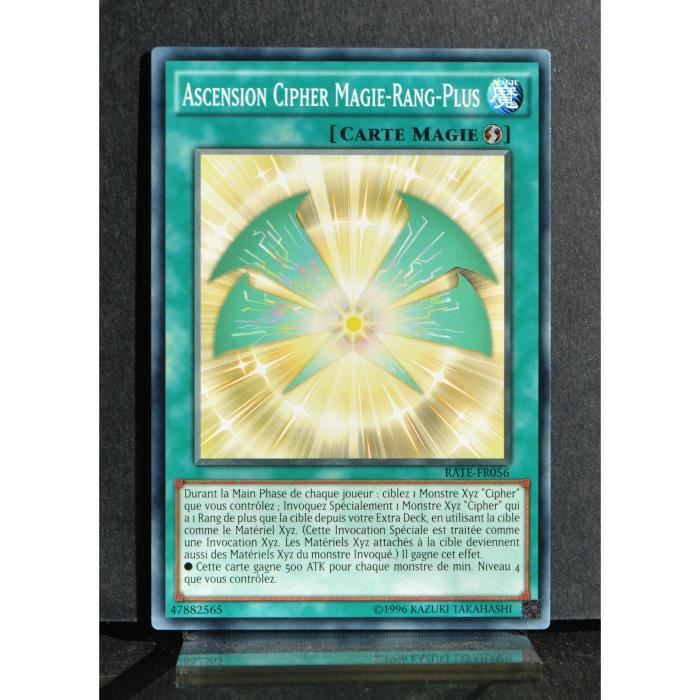 Carte YU-GI-OH RATE-FR056 Ascension Cipher Magie-rang-plus NEUF FR ...
