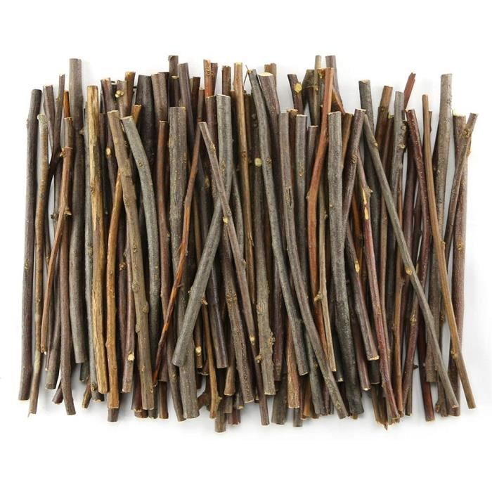 Objets décoratifs,Bâtons en bois pour bricolage,100 pièces,10CM de Long ...