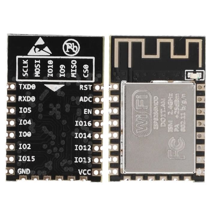 Dilwe Module ESP8266 1PCS Version ESP-12F ESP8266 Module sans fil WIFI de port série distant ...