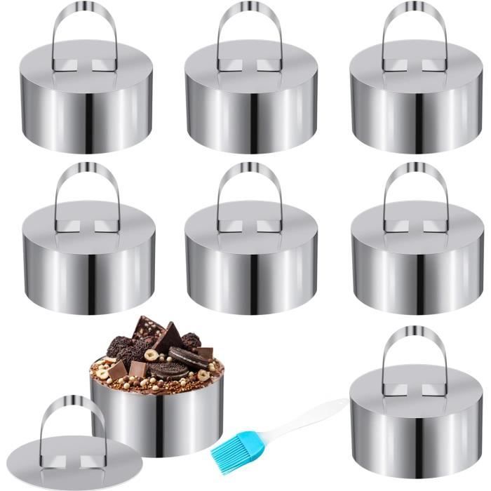 Emporte Piece Rond Cercle A Patisserie 8Cm Anneau À Gâteau En Acier ...