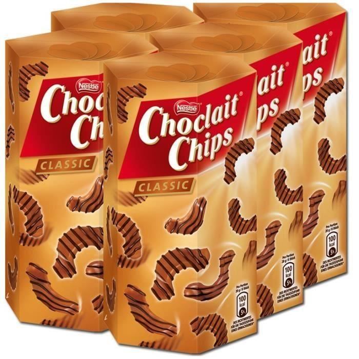 Nestlé, Choclait Chips, classique, 5 pièces - Cdiscount Au quotidien