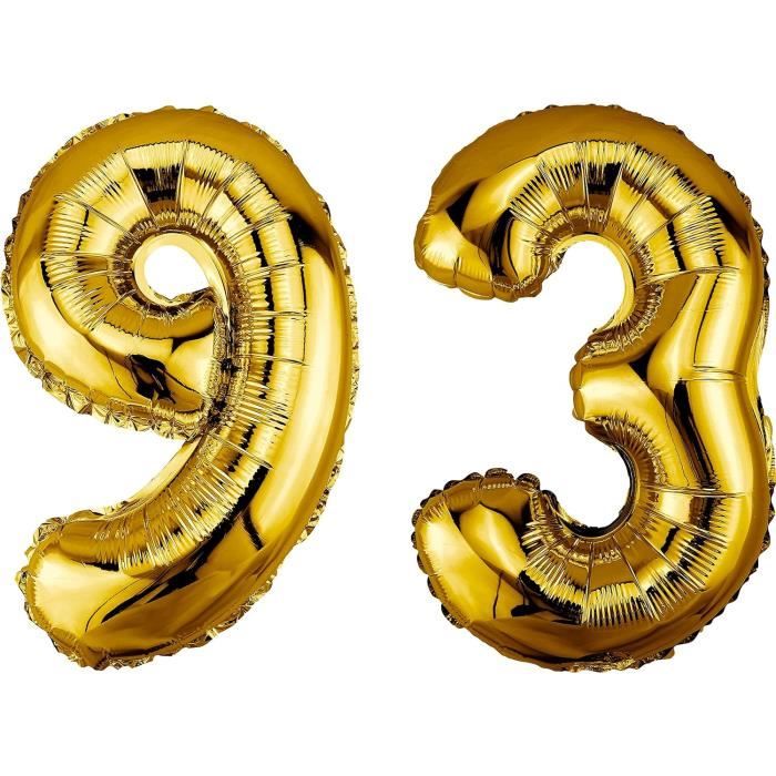 Ballon Gonflable Doré - 82 Cm - Pour Anniversaire, Mariage, Décoration ...