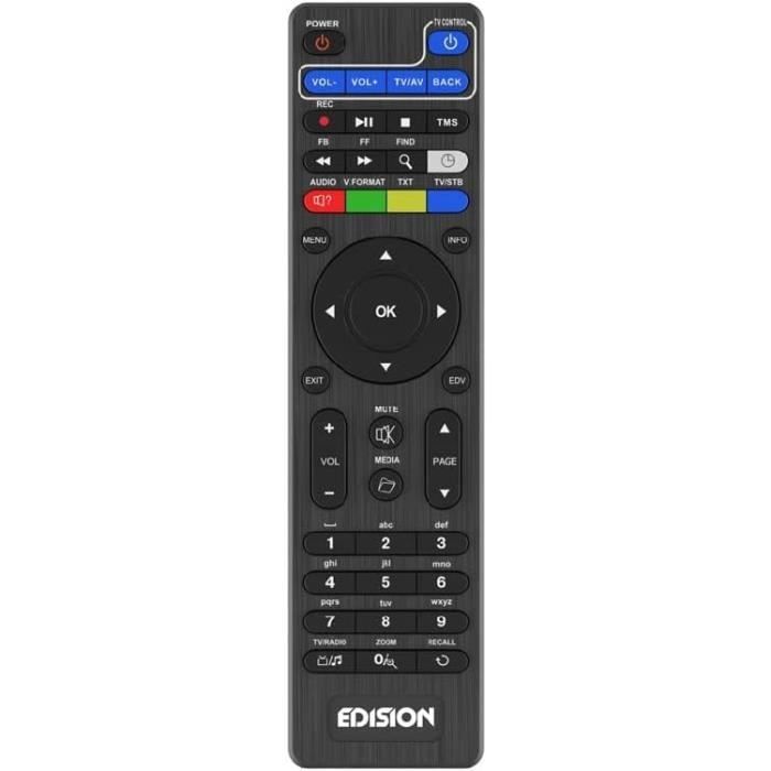 Télécommande Universelle Edi-Rcu 2 Learn Slim, Originale, Programmable ...