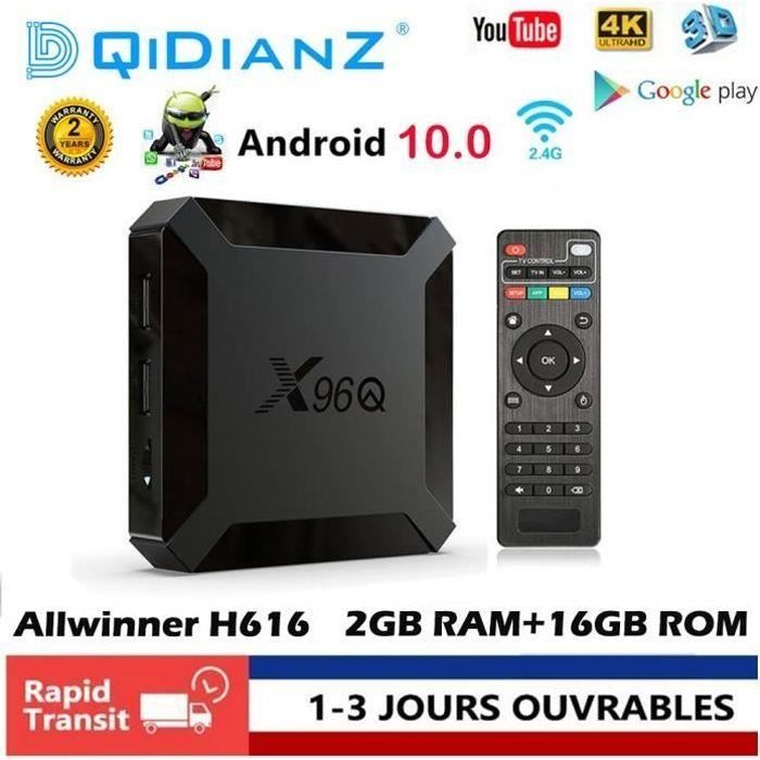 Sunshine-Android 10 X96Q Smart TV Box Allwinner H313 Quad Core 2GB 16GB ...