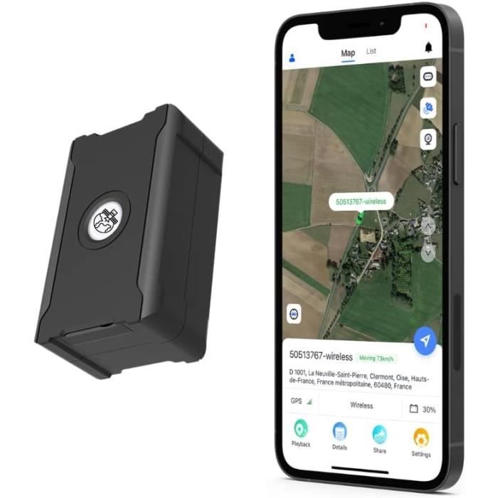 Traceur Gps Support Magnétique Étanche Suivi En Temps Réel Tracker Gps ...