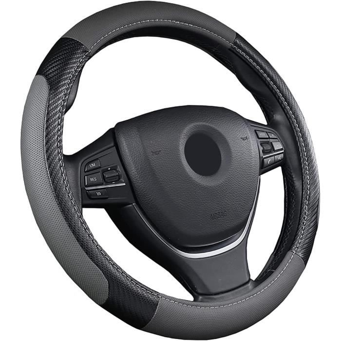 Couvre Volant Voiture Caches De Volant En Cuir Artificiel Universel 37 ...
