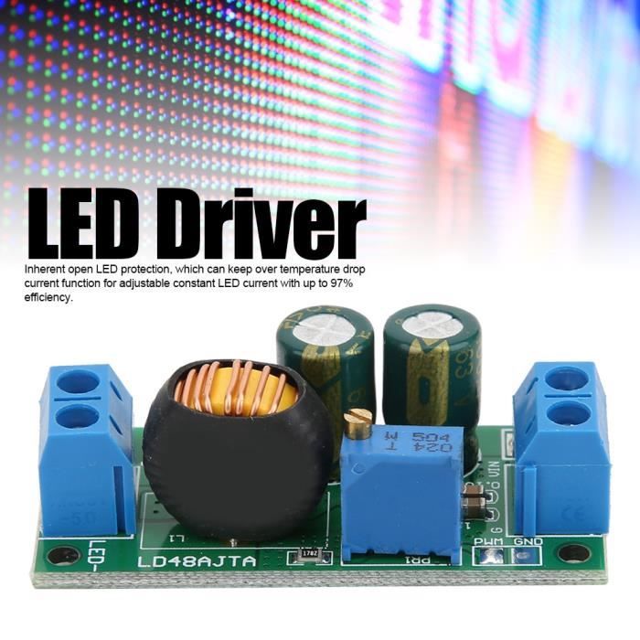 Module de pilote LED - VBESTLIFE - LD48AJTA - 72W - DC 6-50V - 1-3A - Cdiscount Bricolage