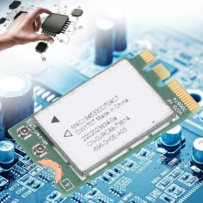 Carte réseau - ZJCHAO - QCNFA335 - 300 Mbps - Bluetooth 4.0 - M.2 NGFF ...